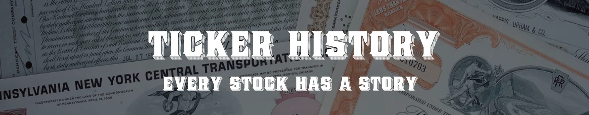 Ticker History by Bullish Studio